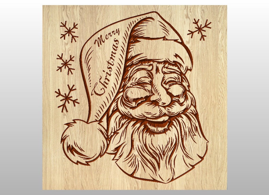 Merry Christmas / Santa Claus / Gift CNC Files / CNC Files for Wood ...