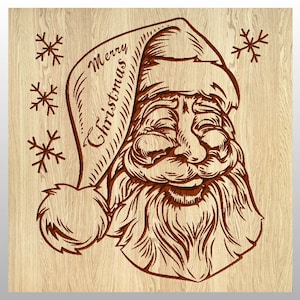 Merry Christmas / Santa Claus / Gift CNC Files / CNC Files for Wood ...