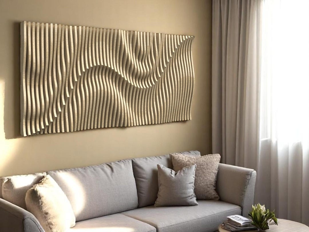 Parametric Wall Panel Digital File, Cnc Laser Cut Surface Art, Virtual ...