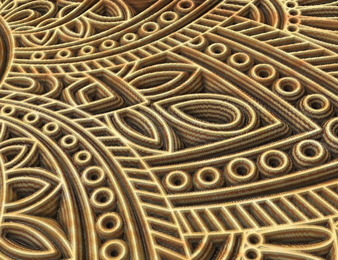 Vector File for V-carving. Files for CNC (ai, Eps, Dxf) - Etsy