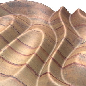 3d STL Panel, Wavy Model for CNC Carving or 3D Print, Vcarve Pro ...