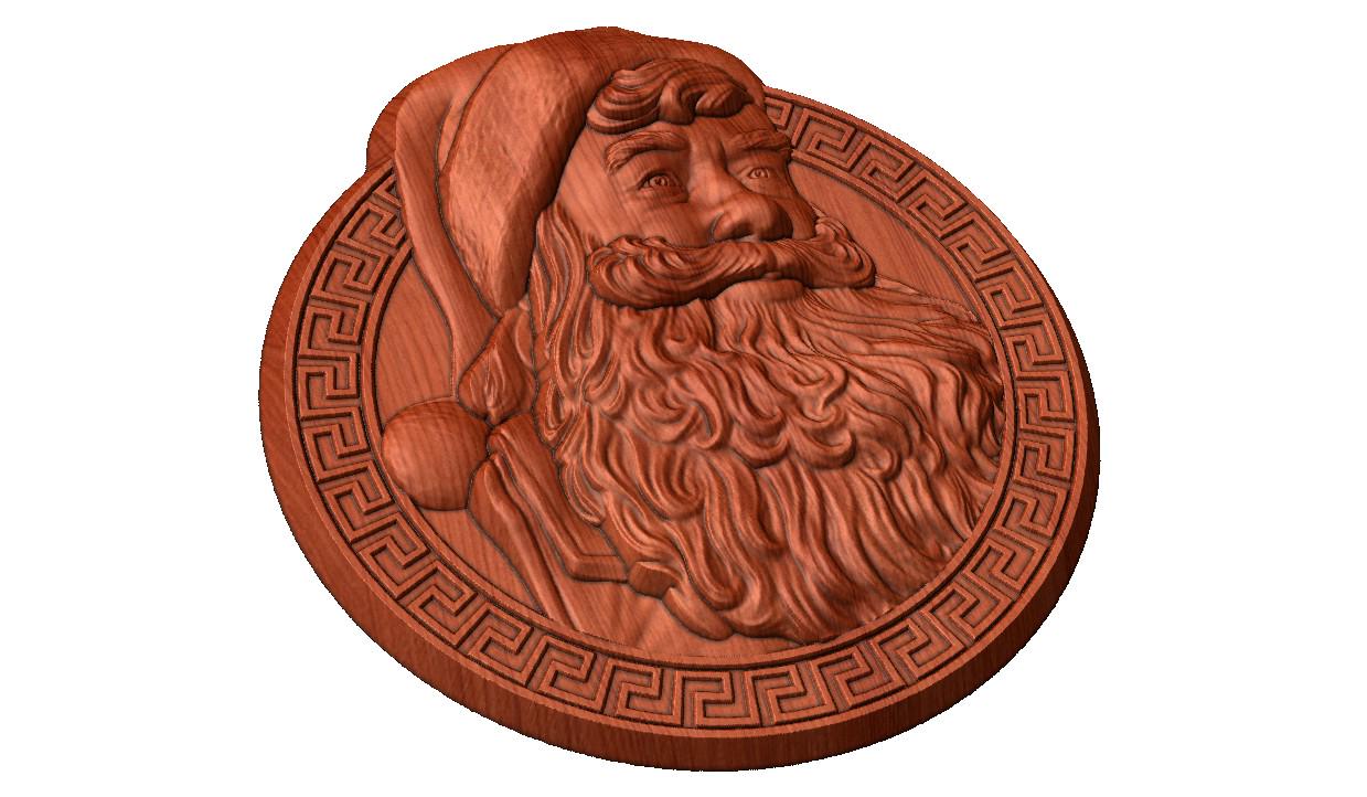 Santa Claus / Merry Christmas / STL / CNC Files for Wood / CNC Router ...