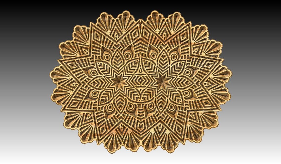 Vector File for V-carving. Files for CNC ai Eps Dxf - Etsy