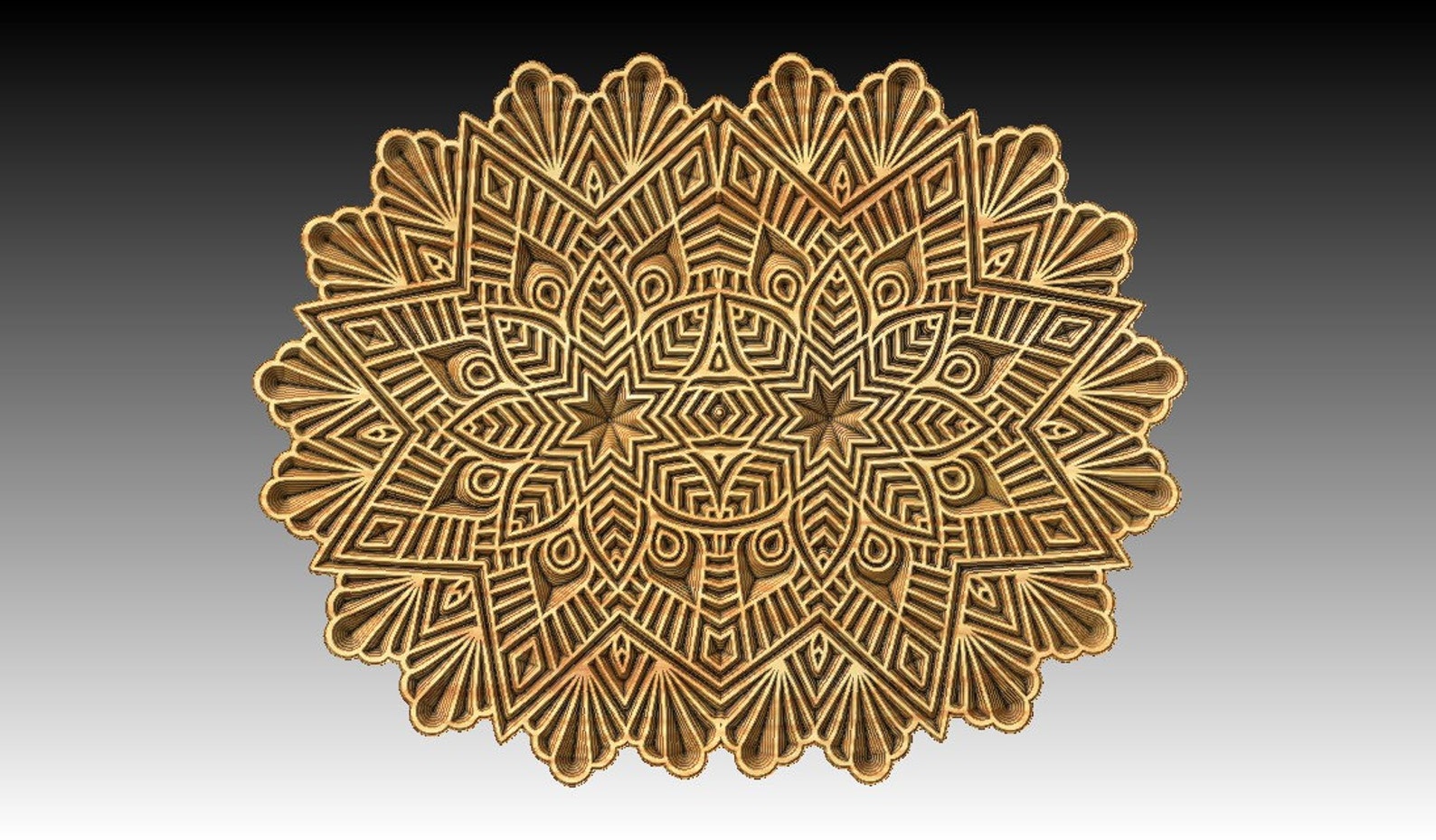 Vector File for V-carving. Files for CNC ai Eps Dxf - Etsy