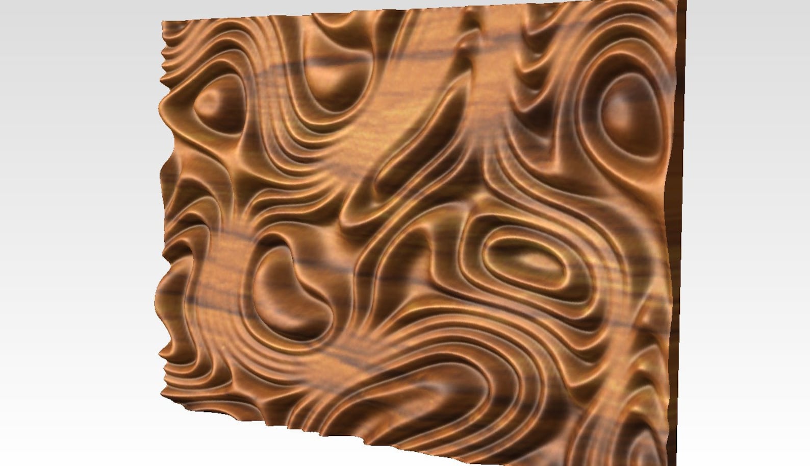 CNC Wave Sculpture Panel, 3D STL Model (digital File) - Etsy
