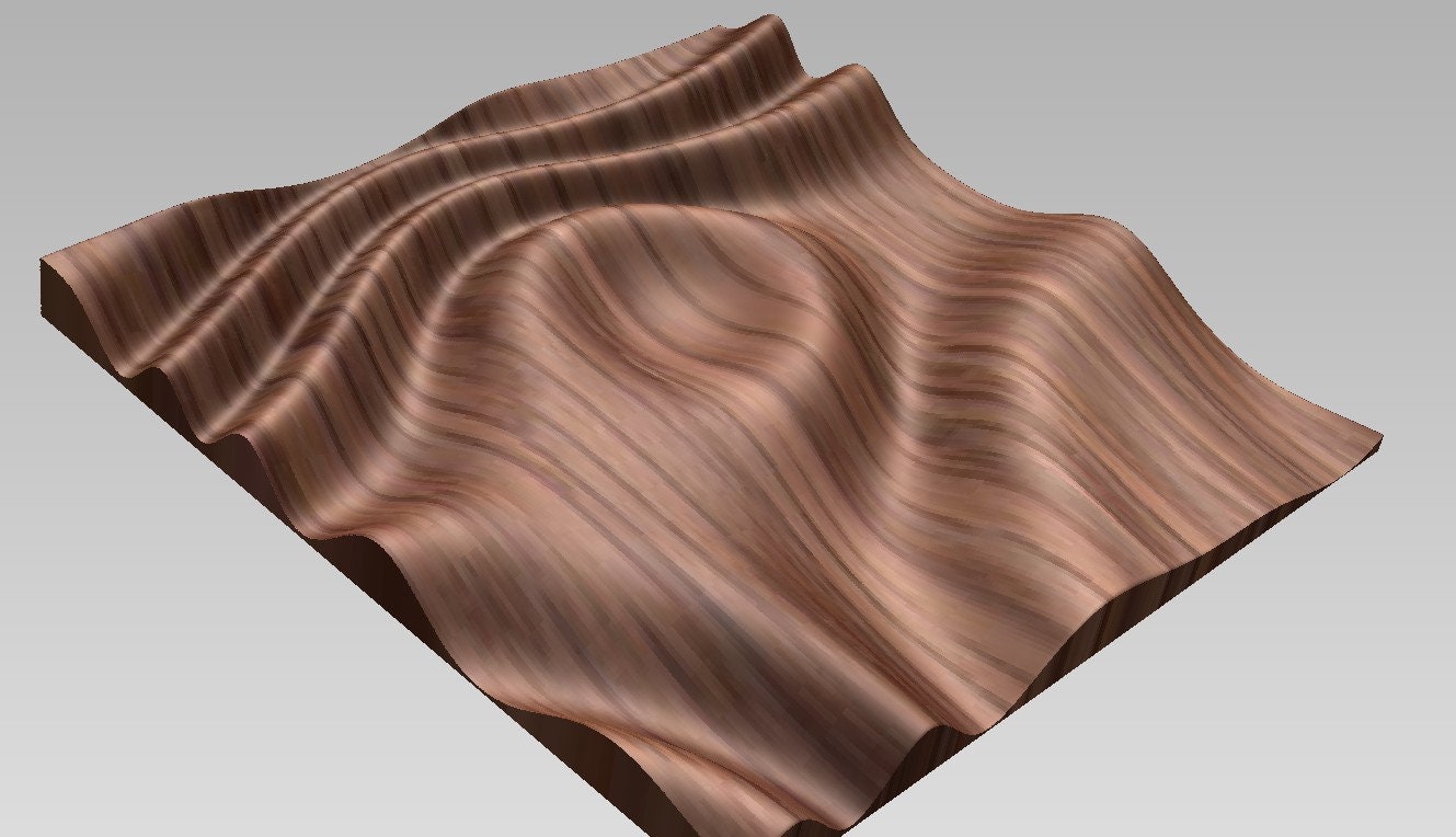 3D Stl Liquid Art Model Parametric Art Wood CNC Mesh for - Etsy