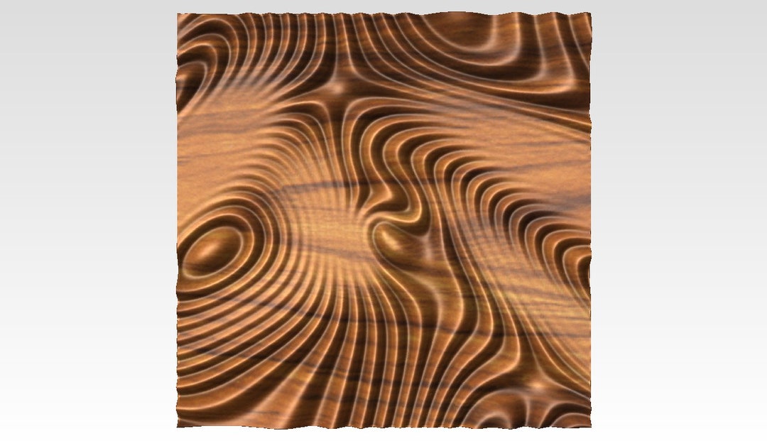 CNC Wave Wall Panel, 3D Model, STL Router File, Instant Download - Etsy