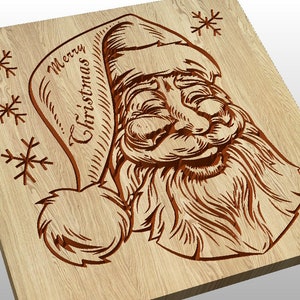 Merry Christmas / Santa Claus / Gift CNC Files / CNC Files for Wood ...