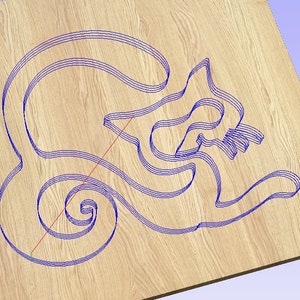 Cat / Gift CNC Files / CNC Files for Wood / CNC Router File / Cat 3D ...