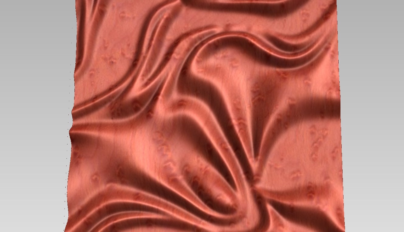 3D Stl Panel Crumpled Cloth Wave Surface Wall Panel CNC - Etsy
