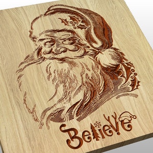 Merry Christmas / Santa Claus / Gift CNC Files / CNC Files for Wood ...