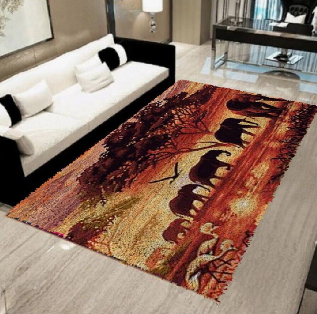 Handmade Latch Hook Rug Kit - Create Your Cozy Masterpiece! - Etsy