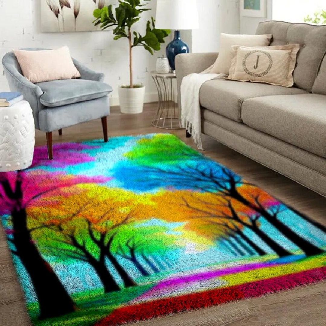 Personalized Latch Hook Kit and Rug: Create a Monogrammed Floor Artwork ...
