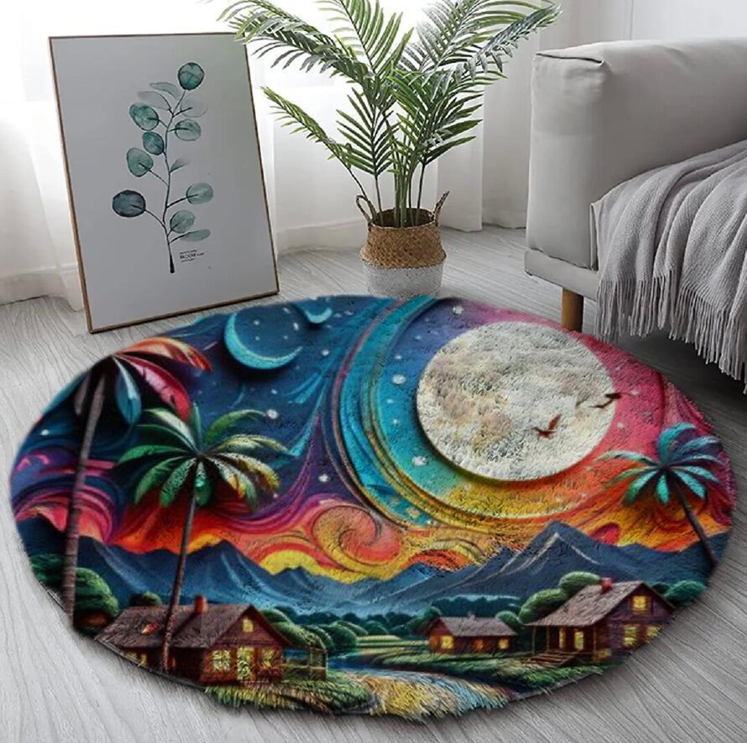 Cozy Table Centerpiece: Round Table Rug Latch Hook Kit - Round Table ...