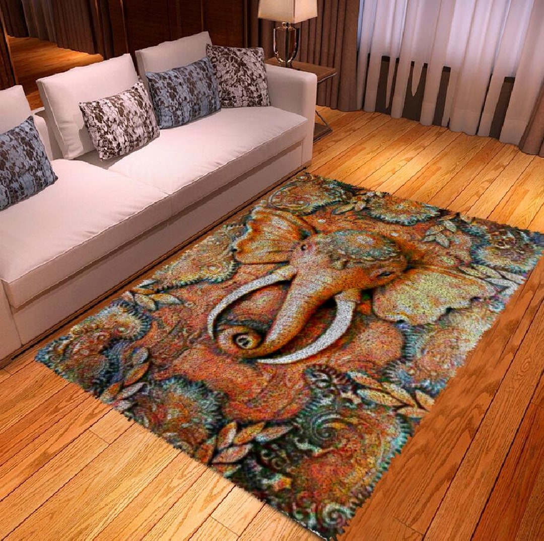 Oriental Vintage Latch Hook Kit and Rug: DIY Rugs With an Antique Charm ...