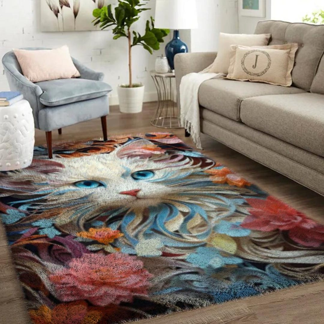 Cat Latch Hook Kits, Large Latch Hook Rug Kit for Adults Latch Hook ...