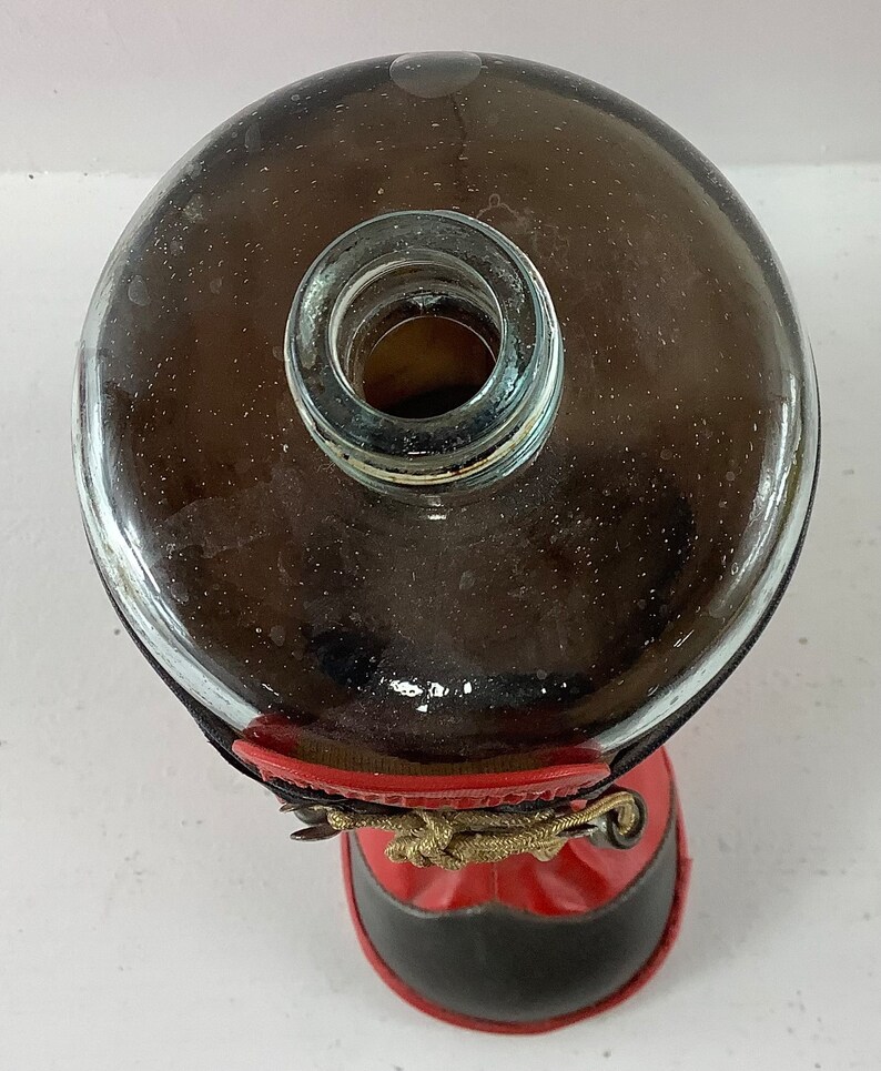 Vintage Red Boot Liquor Decanter Wine Bottle Empty Glass Bottle - Etsy