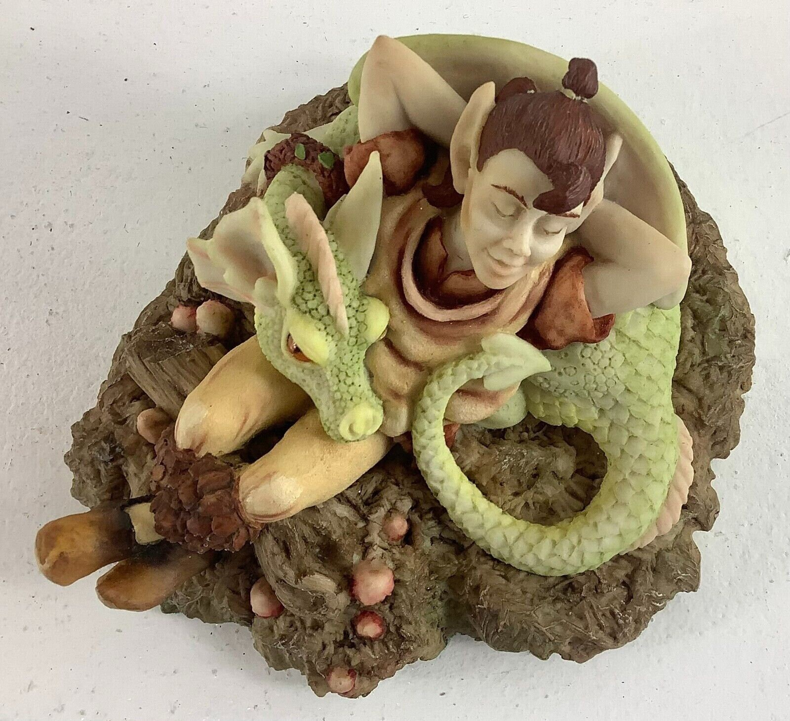 1988 Enchantica Holland Studio Craft Jonquil & Rattaj Dragon Elf ...