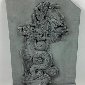 Mesoamerican Wall Art Aztec Inca Mayan Sculpture Kukulkan Serpent 5.75 ...