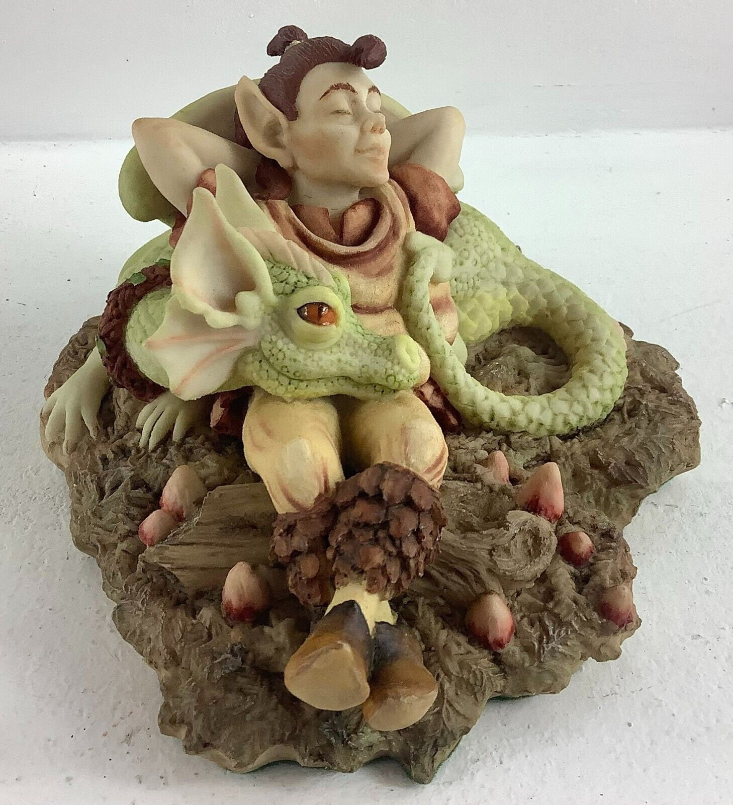 1988 Enchantica Holland Studio Craft Jonquil & Rattaj Dragon Elf ...