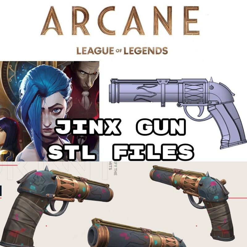 Jinx Weapon - Etsy