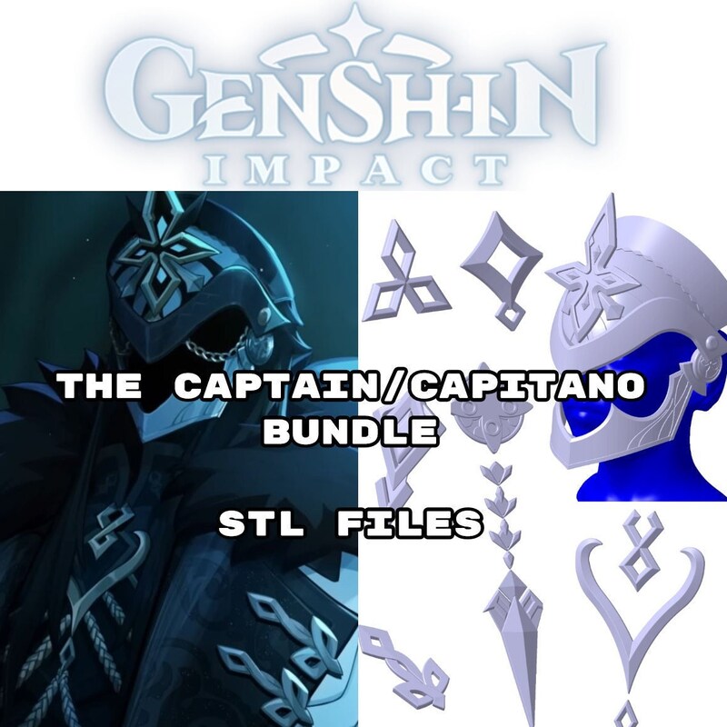 Capitano Genshin - Etsy