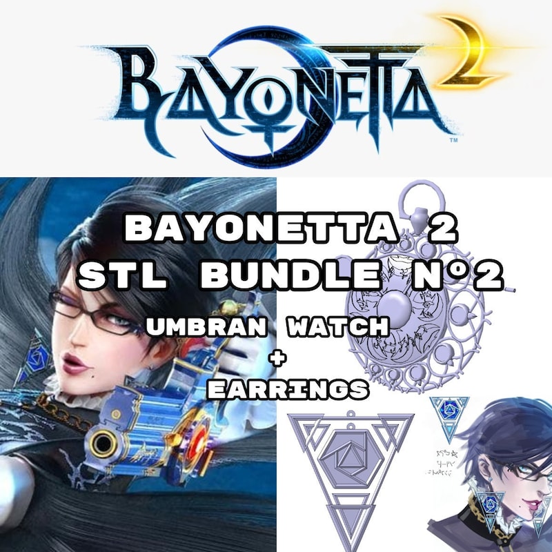Bayonetta 3d Print - Etsy