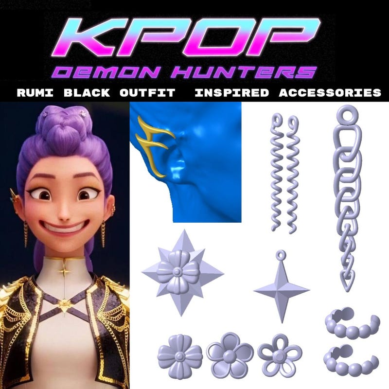 K Pop Demon Hunters Costume Zoey Golden - Etsy UK