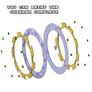 Xena Dark and Light Chakram - 3d FILES STL - Etsy