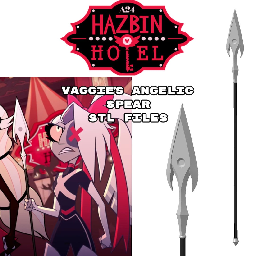 Lanza angelical de Vaggie (Hazbin Hotel) - ARCHIVOS STL 3D - Etsy México
