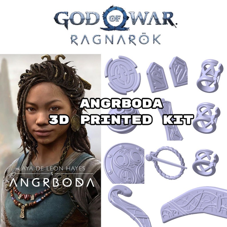 ANGRBODA Resin/pla Printed Kit god of War RAGNAROK - Etsy