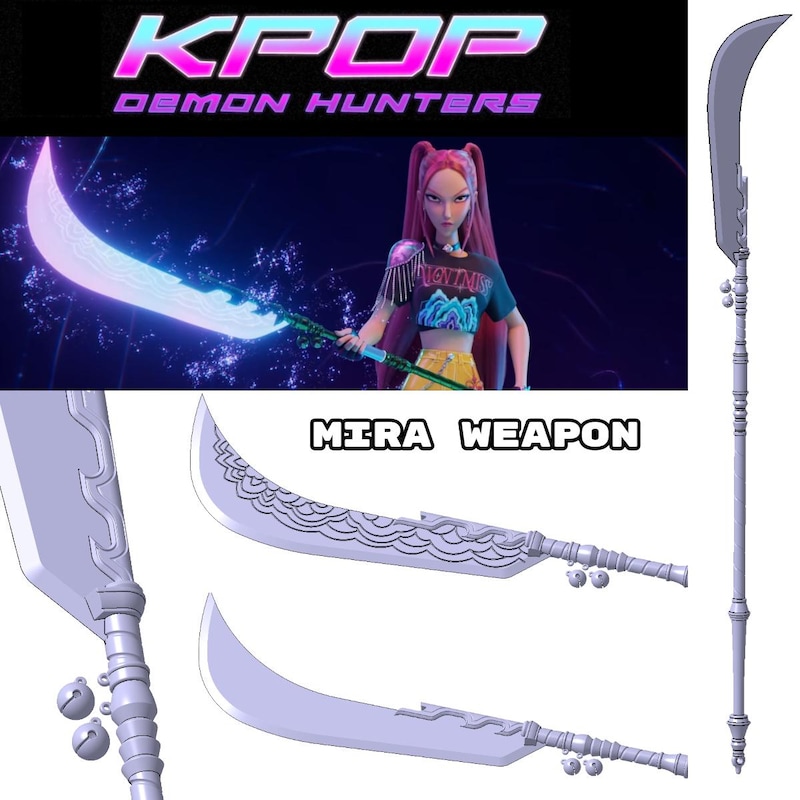 Zoey weapon kpop demon hunters - Etsy España
