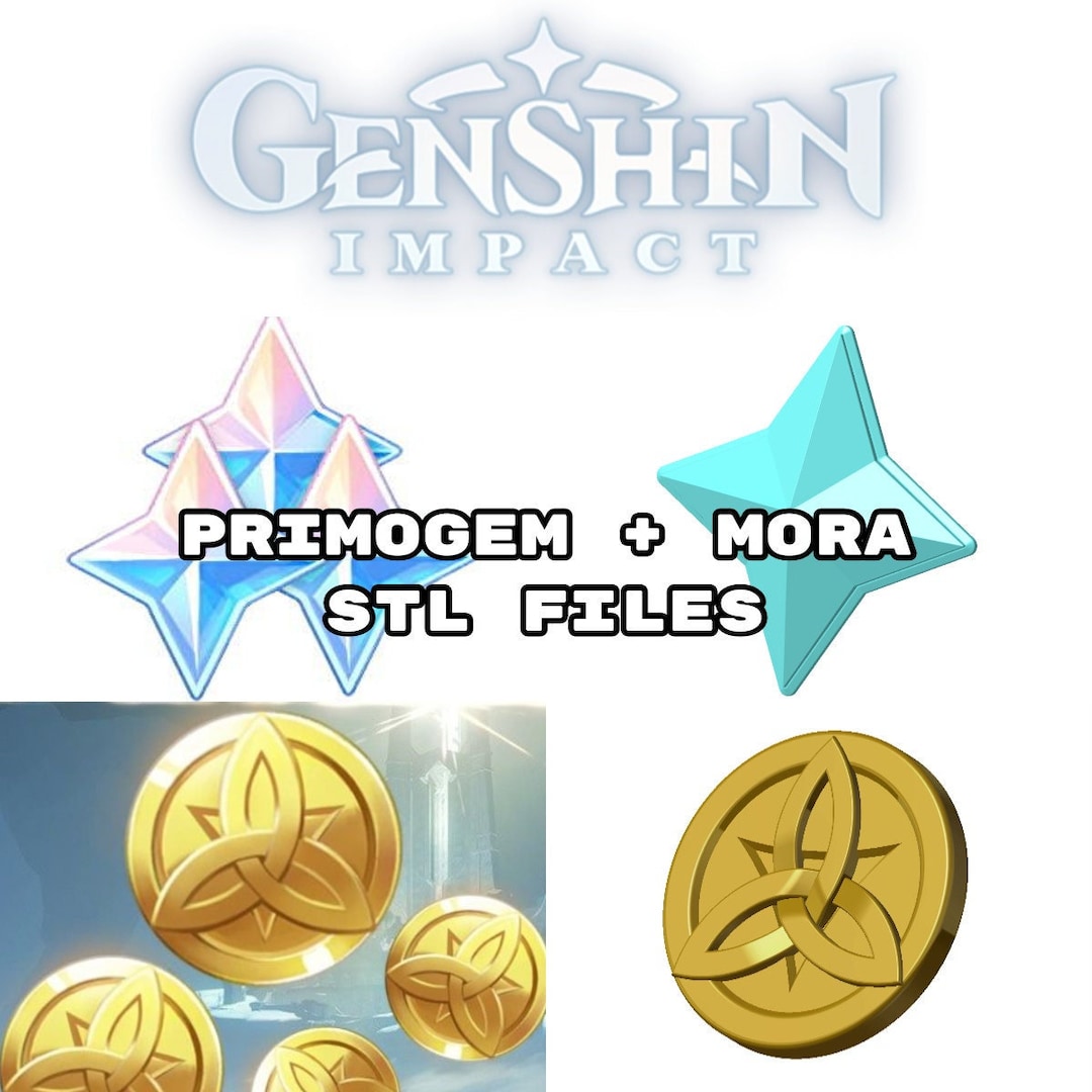 Primogem STL 3D FILES genshin Impact - Etsy Finland