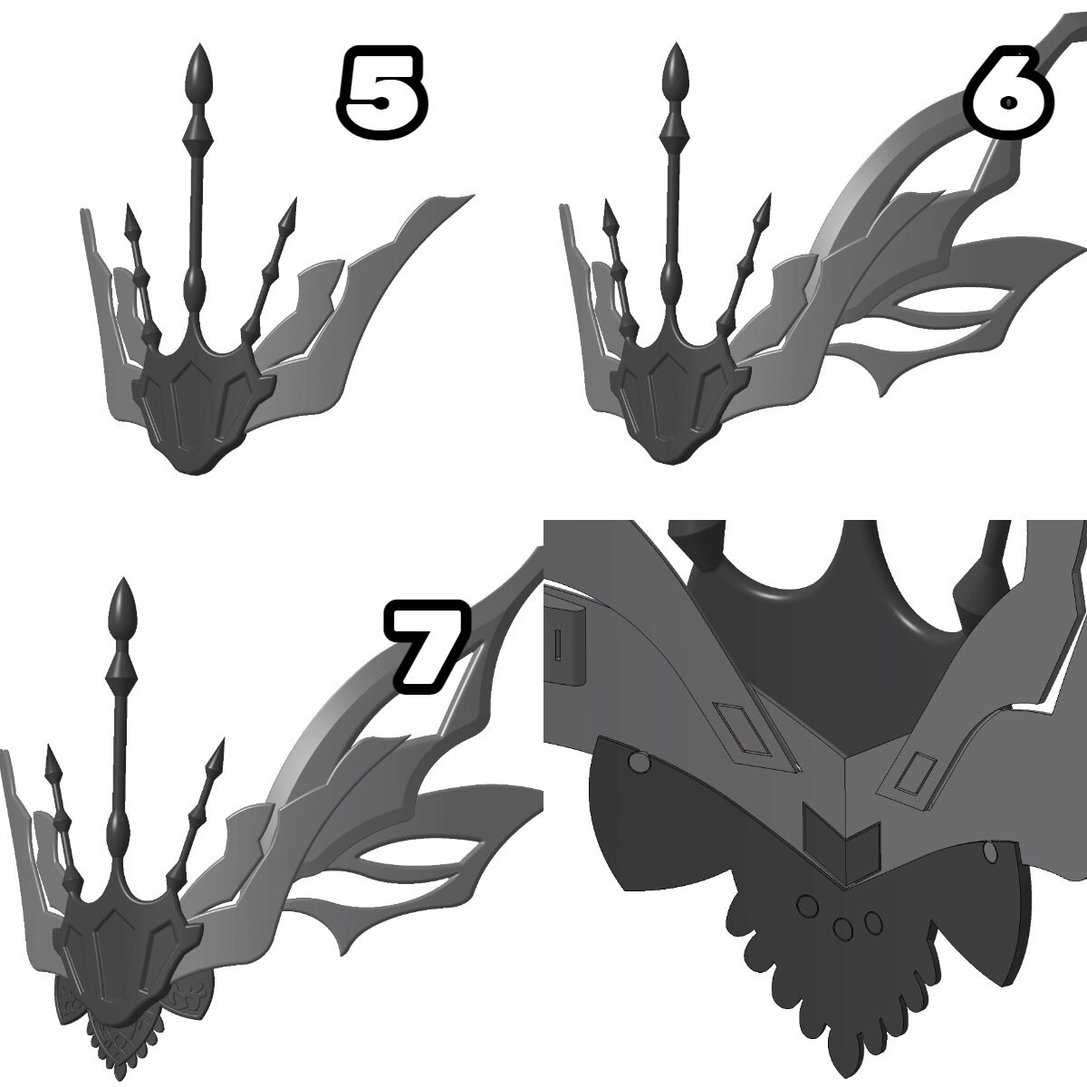 MASK La Signora genshin Impact STL 3D Files - Etsy