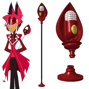 Alastor Hazbin Hotel MICROPHONE 3D STL Files - Etsy UK