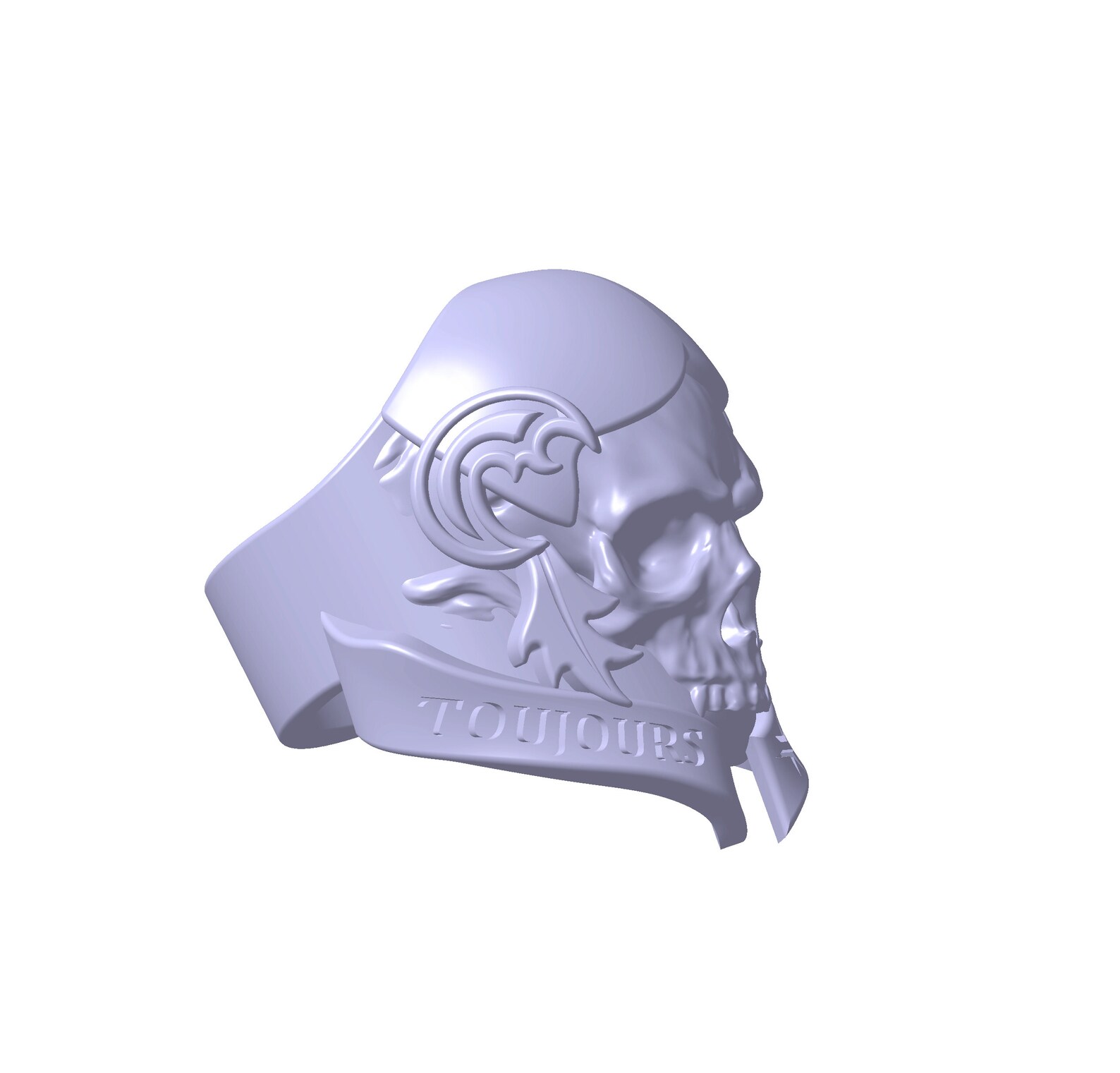 Bellatrix Lestrange Skull Ring STL FILES - Etsy