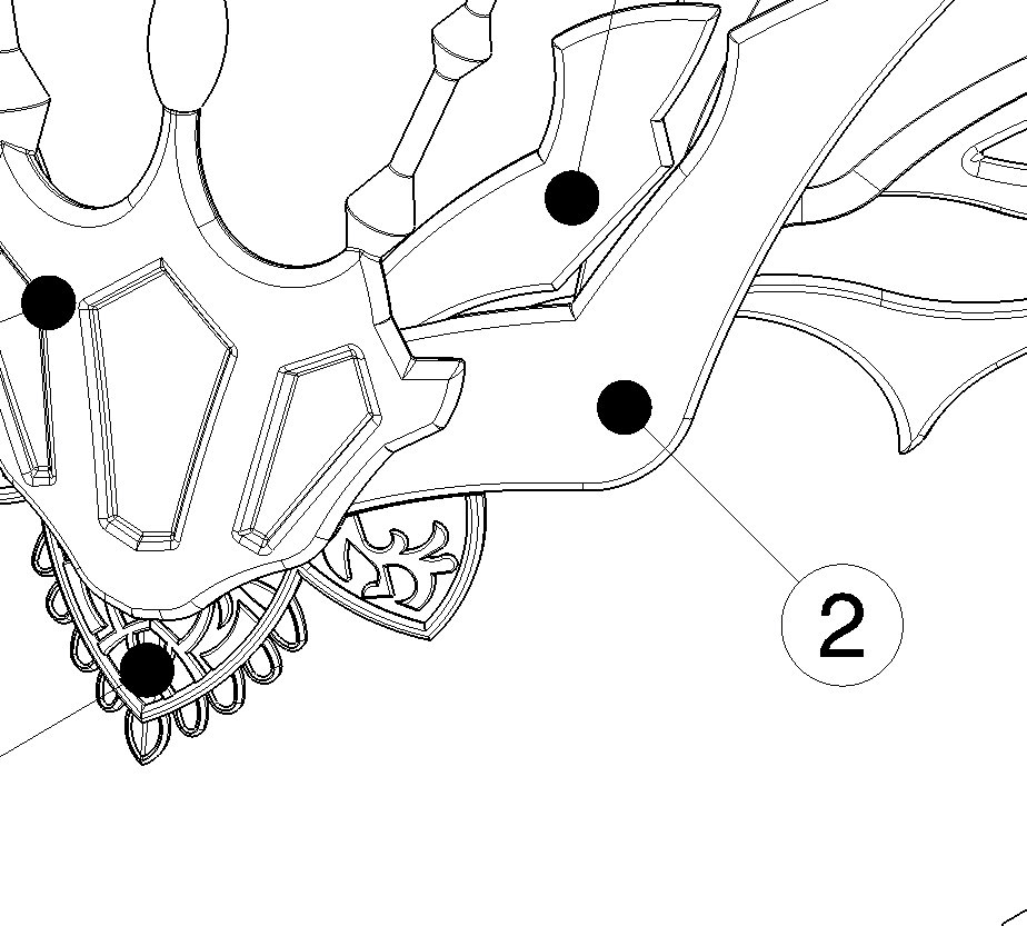 La Signora MASK PATTERN genshin Impact - Etsy