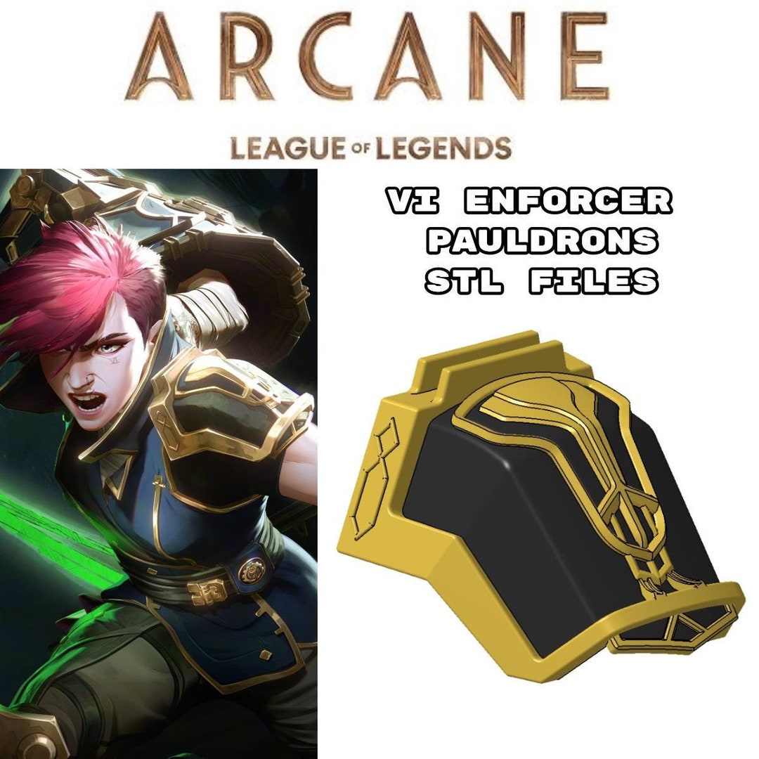 Vi ENFORCER PAULDRONS (arcane) STL Files for 3d Printing - Etsy