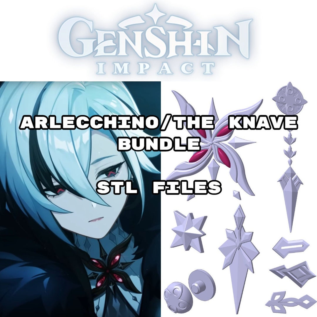 Arlecchino / the Knave Bundle - 3D FILES STL (genshin Impact) - Etsy ...