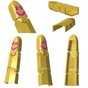Jinx Finger 3D STL Files (LOL ARCANE 2) - Etsy UK