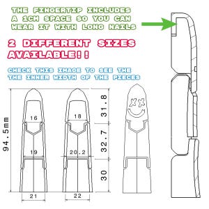 Jinx Finger 3D STL Files (LOL ARCANE 2) - Etsy