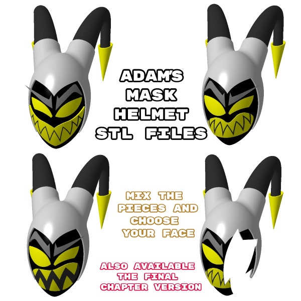 Hazbin Hotel Adam Mask - Etsy