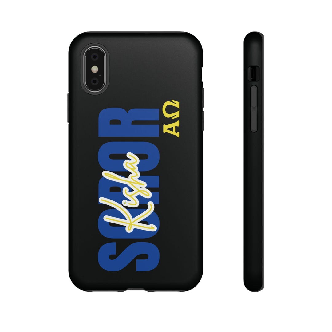 Personalized Sigma Gamma Rho Custom Phone Case, Black, Gift for Sister ...