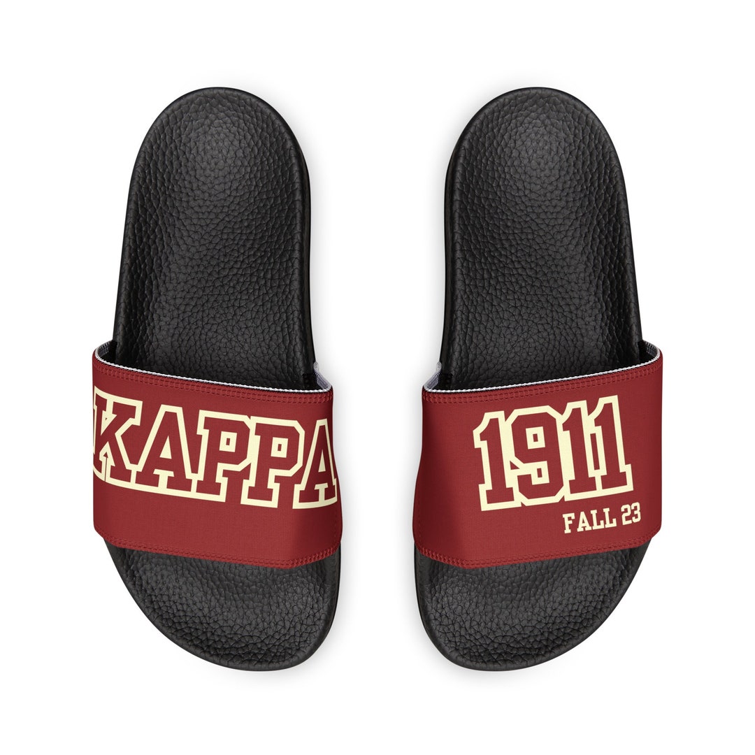 Personalized Kappa Slides, Kappa Alpha Psi Sandals, Kappa Slides ...