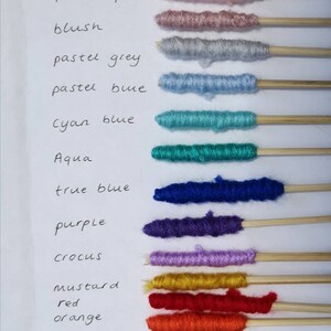 Knitted Names and Words Wool Wire Words Personalised Wall Decor Signs ...