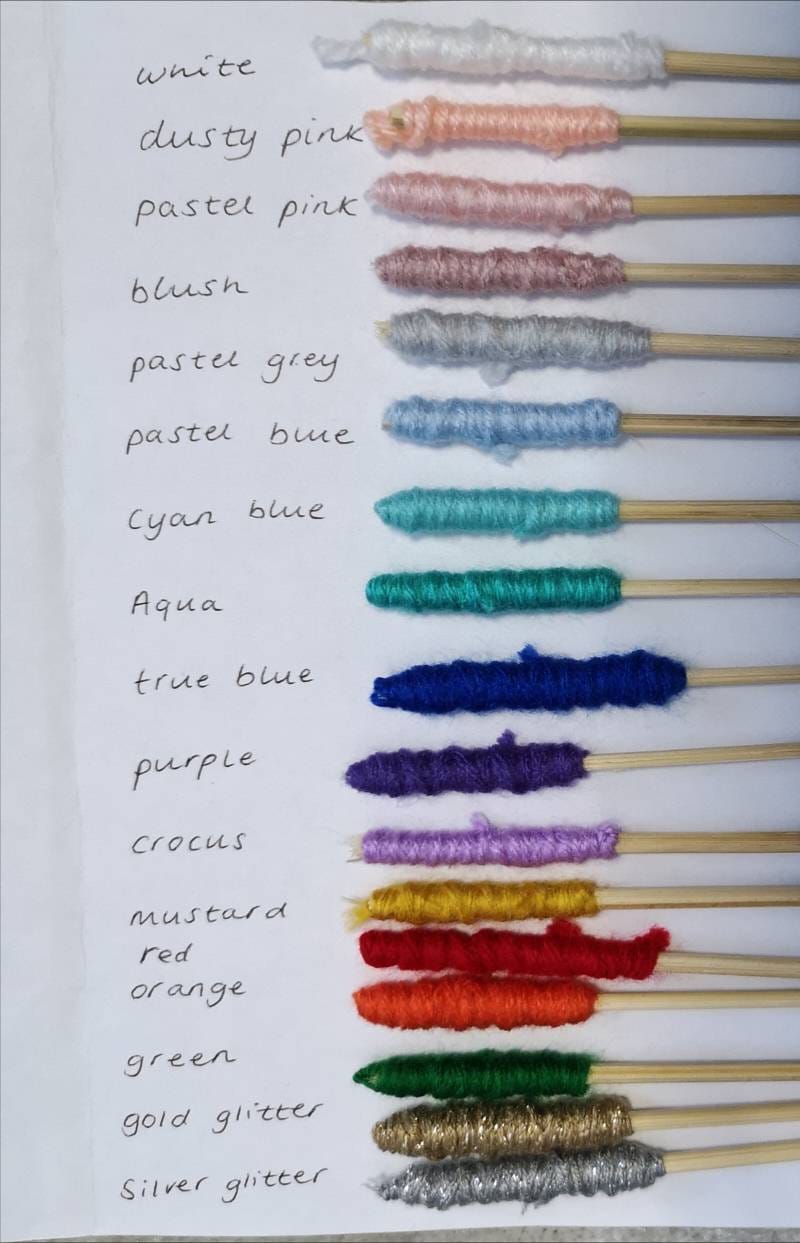 Knitted Names and Words Wool Wire Words Personalised Wall | Etsy UK