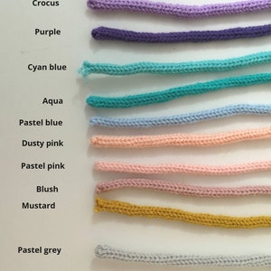 Knitted Names and Words Wool Wire Words Personalised Wall Decor Signs ...