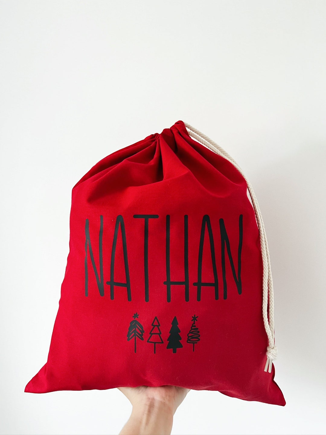 Personalised Chirstmas Santa Sack Large Christmas Gift Bag - Etsy