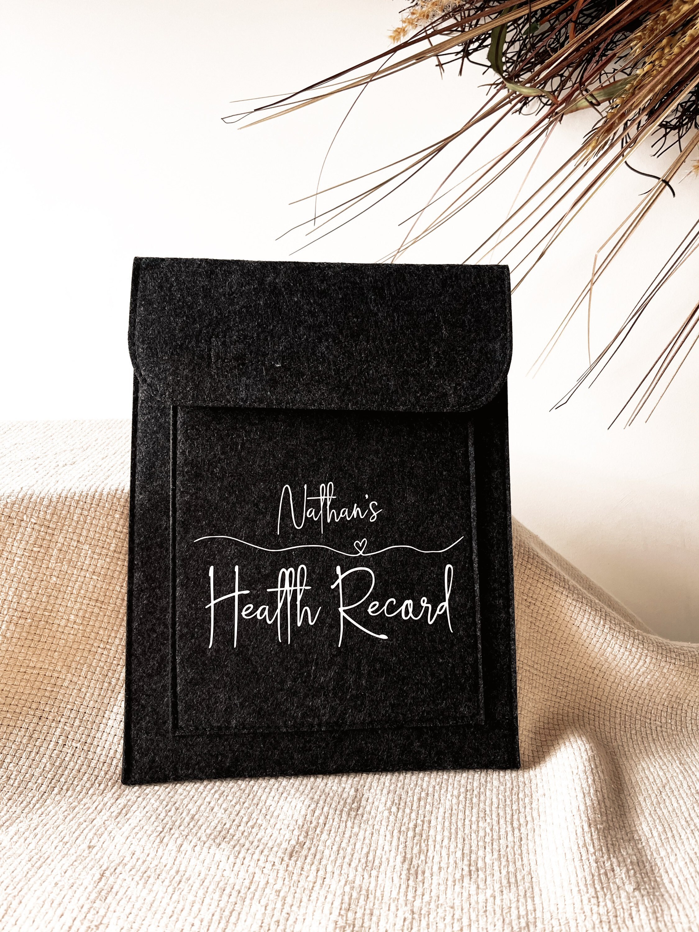 Red Book Folder/ Personalised Red Book Cover/ Health Record - Etsy