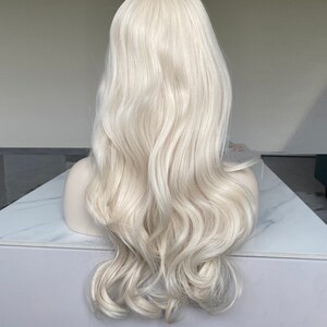 Platinum Blonde Wig Hair, Synthetic Wig Blonde Long Wavy Wigs Hair for Women - Etsy